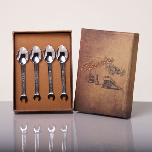 Spanner Tea & Coffee Spoons by Culinary Concepts - - Whisk Hampers
