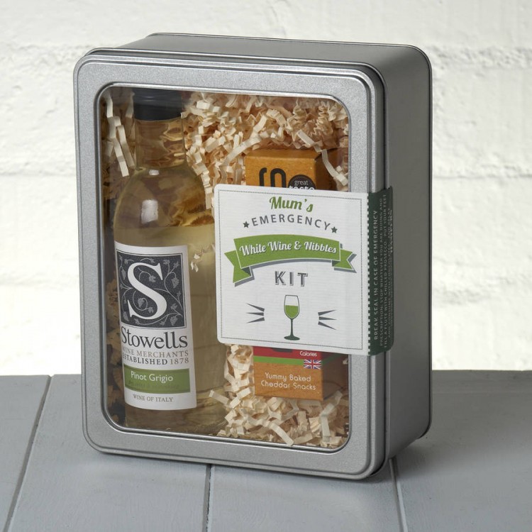 Mum's Emergency White Wine & Nibbles Kit